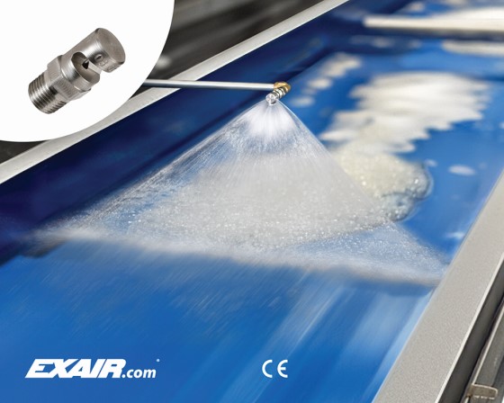 EXAIR’s New FloodStream Liquid Nozzle for Spray Applications in Tight ...